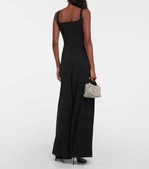 Giuseppe Di Morabito Wool-blend Wide-leg Pants