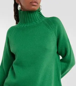 Max Mara Mantova Wool And Cashmere Turtleneck Sweater