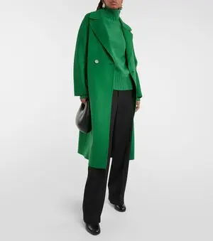 Max Mara Mantova Wool And Cashmere Turtleneck Sweater