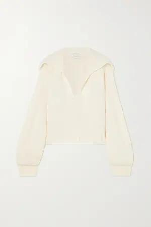 LOULOU STUDIO Net Sustain Aksi Wool And Cashmere-blend Sweater