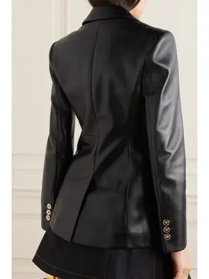 Versace Icons Leather Blazer