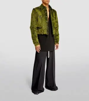 Rick Owens Cowhide Alice Strobe Jacket