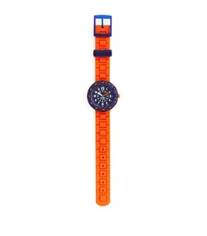 FLIK FLAK Brick Watch - Orange