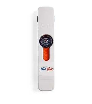 FLIK FLAK Round Strap Watch