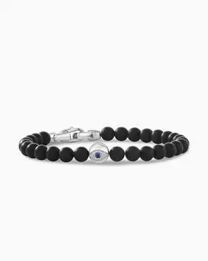 David Yurman Spiritual Beads Evil Eye Bracelet - Black Onyx