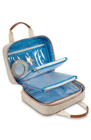 Stephanie Johnson Tropea Ml Traveler Cosmetics Case - Ivory