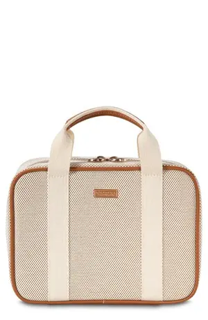 Stephanie Johnson Tropea Ml Traveler Cosmetics Case - Ivory