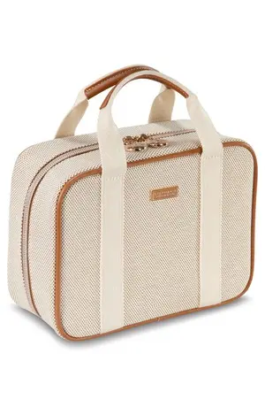 Stephanie Johnson Tropea Ml Traveler Cosmetics Case - Ivory