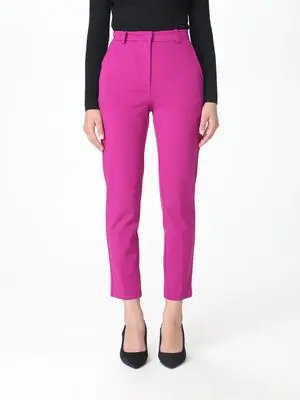 Pinko Tailored Straight Leg Trousers Violet