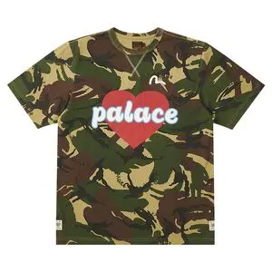 PALACE Palace X Evisu Heart T-Shirt Multicolor