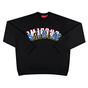 Supreme Stacked Crewneck - Black