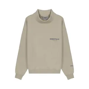 Fear Of God X Ssense Mock Neck Sweatshirt - Cream
