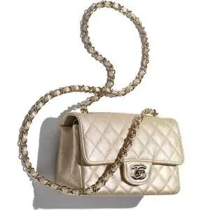 Chanel Metallic Mini Flap Bag