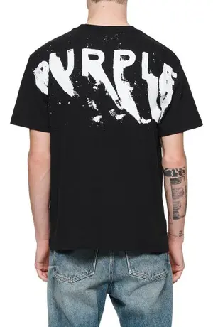 PURPLE BRAND Oversize Logo Graphic T-shirt