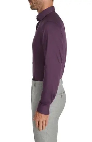 JACK VICTOR Aurelio Cotton & Silk Blend Dress Shirt