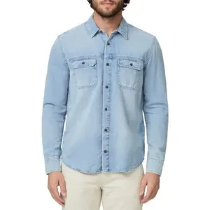 Paige Abraham Cotton Blend Button-up Shirt - Braylen