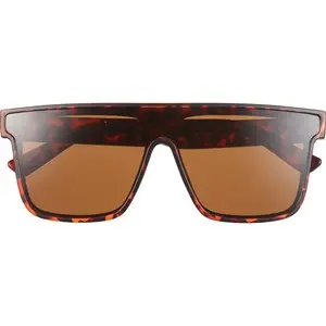 AIRE AIRE Ara Shield Sunglasses Matte Dark Tort/brown Mono