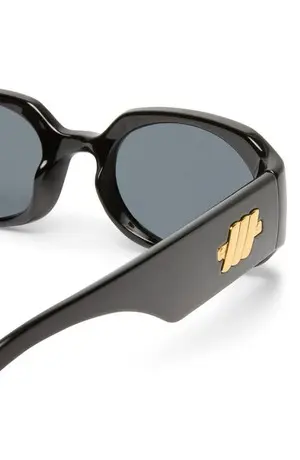 Le Specs Shebang 52mm Rectangular Sunglasses - Black