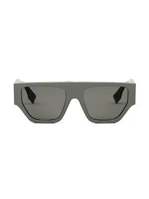 Fendi O'lock Acetate Geometric Sunglasses One-color