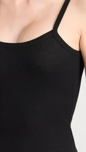 Cotton Citizen Verona Spaghetti Tank - Jet Black
