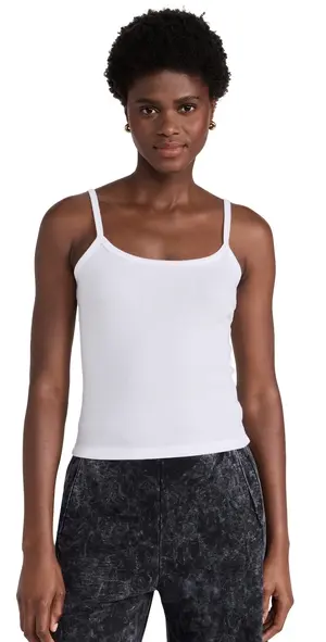 Cotton Citizen Verona Spaghetti Tank - White