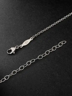 Jacquie Aiche White Gold 'eye Burst' Diamond Pendant Necklace