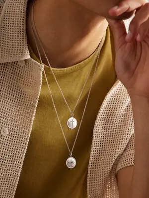 Jacquie Aiche White Gold 'eye Burst' Diamond Pendant Necklace