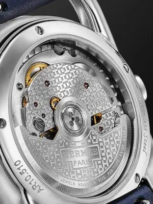 Hermès Arceau Le Temps Voyageur Automatic Stainless Steel Watch