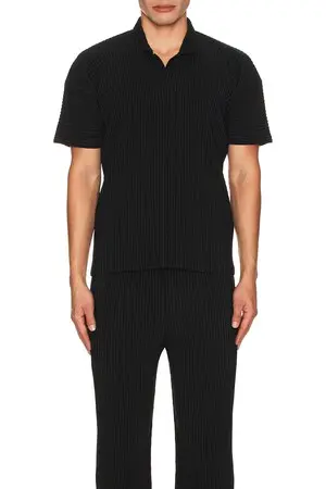 Issey Miyake Homme Plisse Issey Miyak Pleated Polo