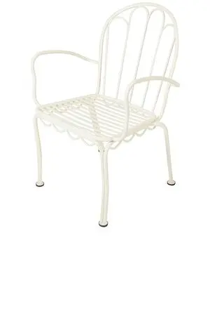 BUSINESS & PLEASURE Al Fresco Dining Chair In White - Antique White