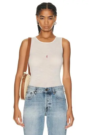 Saint Laurent Jersey Tank Top