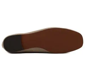 Madewell Suede Ballet Flats With Elastic Strap - Brown