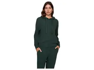 Eberjey Recycled Boucle Hoodie - Pine