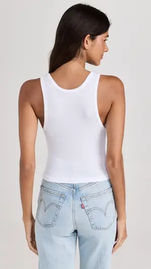 Cotton Citizen Verona Crop Tank - White