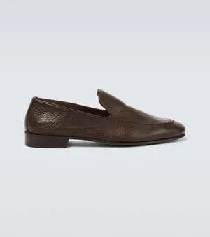 Manolo Blahnik Truro Leather Loafers