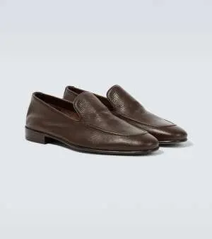 Manolo Blahnik Truro Leather Loafers