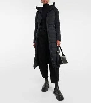 Canada Goose Clair Long Down Coat - Black