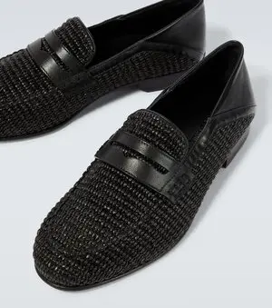 Manolo Blahnik Padstow Loafers - Black