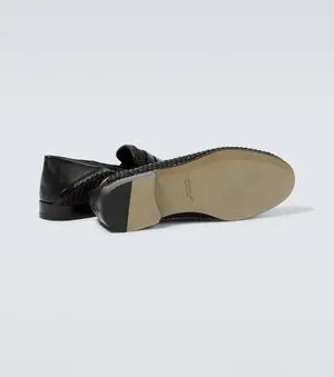 Manolo Blahnik Padstow Loafers - Black