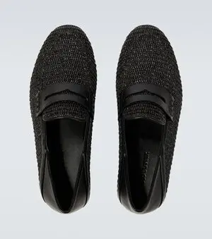 Manolo Blahnik Padstow Loafers - Black
