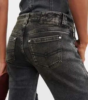 Blumarine Low-rise Denim Cargo Pants