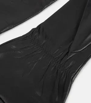 Alaïa Flared Leather Gloves