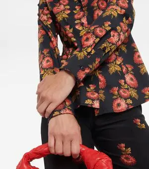 Etro Floral Cotton-blend Shirt - Multicoloured