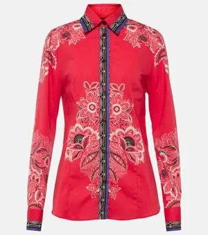 Women's Cotton-Blend Jersey Polo Shirts