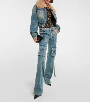 Blumarine Low-rise Cargo Pants