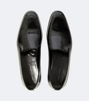 Manolo Blahnik Mario Patent Leather Loafers