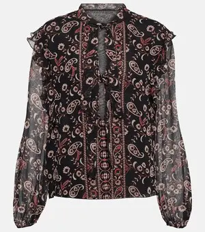 GIAMBATTISTA VALLI Giambattista Valli Printed Silk Blouse
