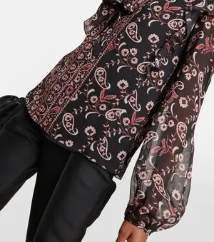 Giambattista Valli Printed Silk Blouse - Multicoloured