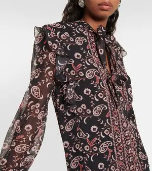 Giambattista Valli Printed Silk Blouse - Multicoloured