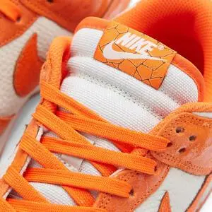Nike Dunk Low Sneakers - Light Bone/safety Orange